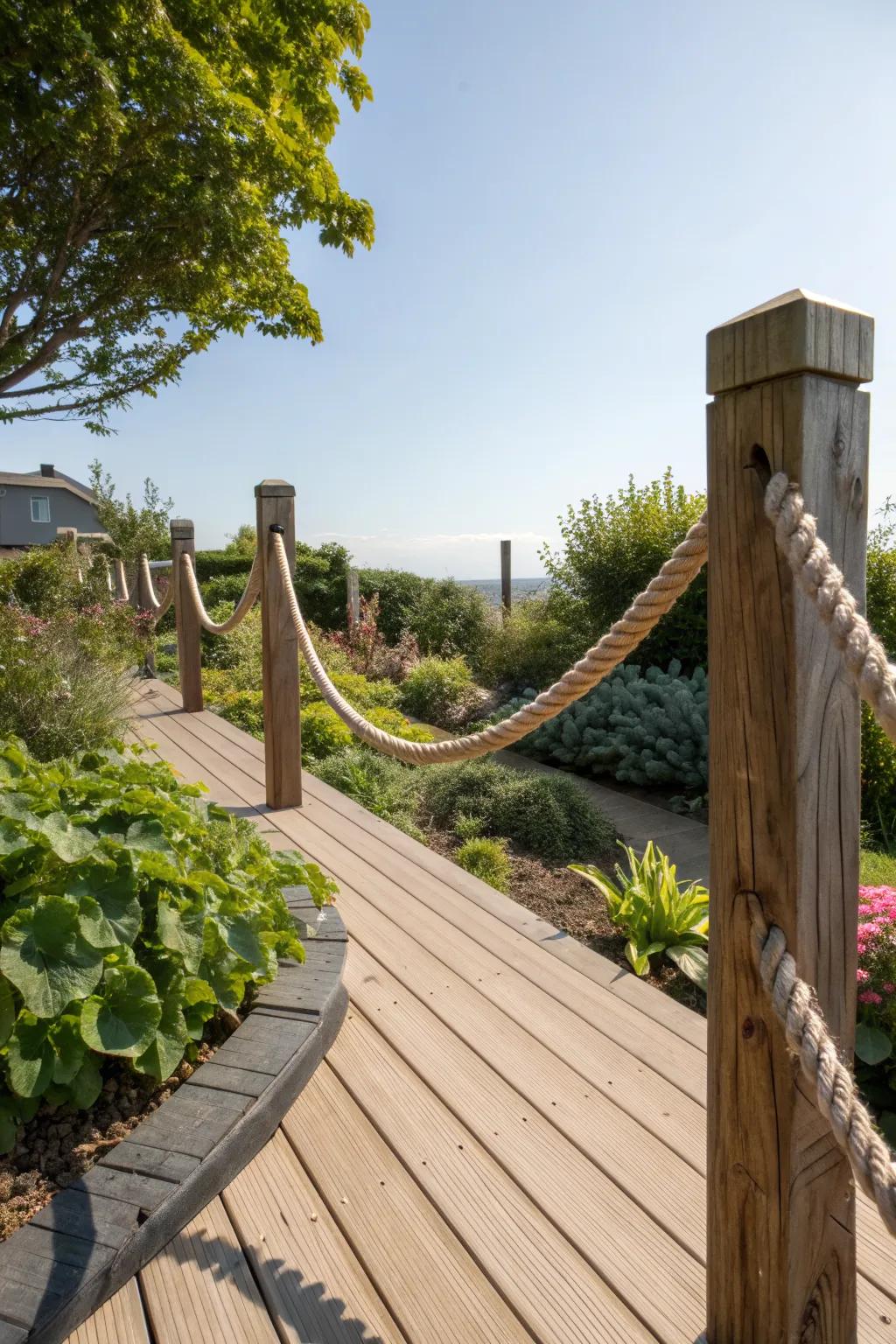 Nautical Rope Railing Designs