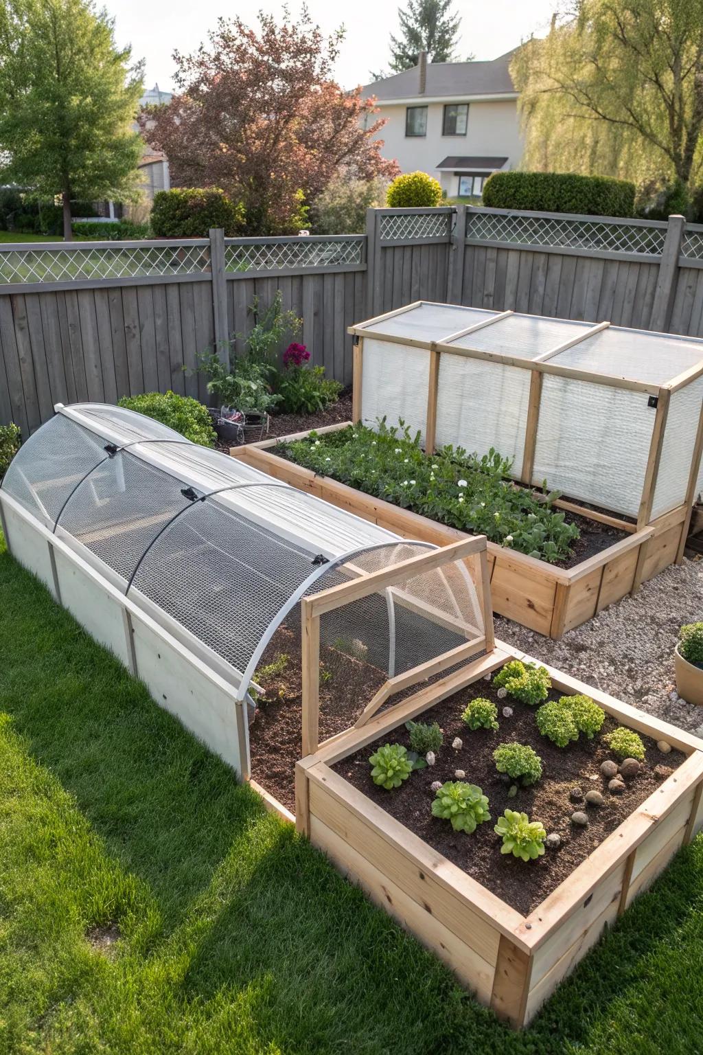 21+ Raised Garden Bed Cover Ideas: Protect Plants & Harvest More