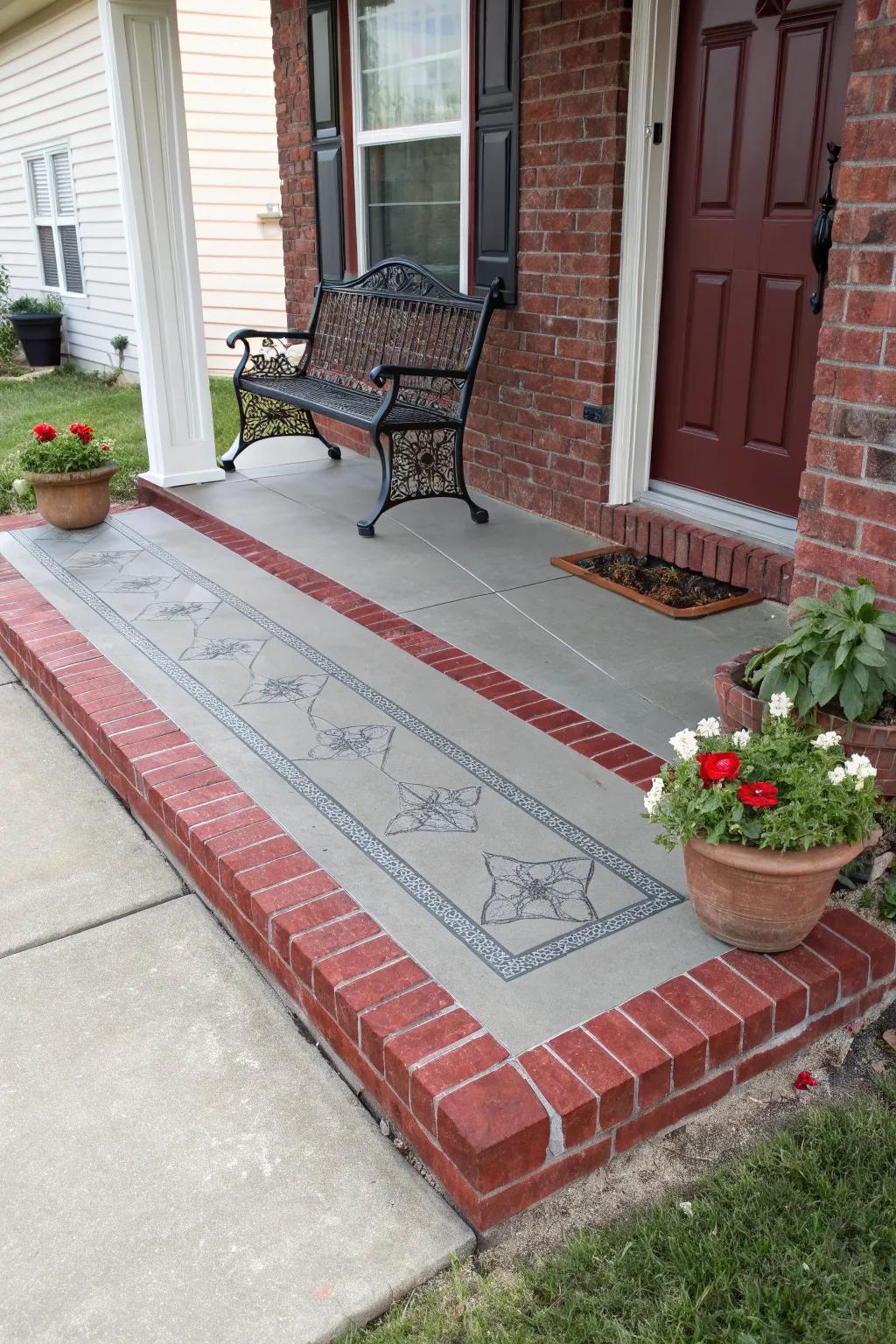 14+ Concrete Front Porch Makeover Ideas: Simple Ways to Refresh Your Entry