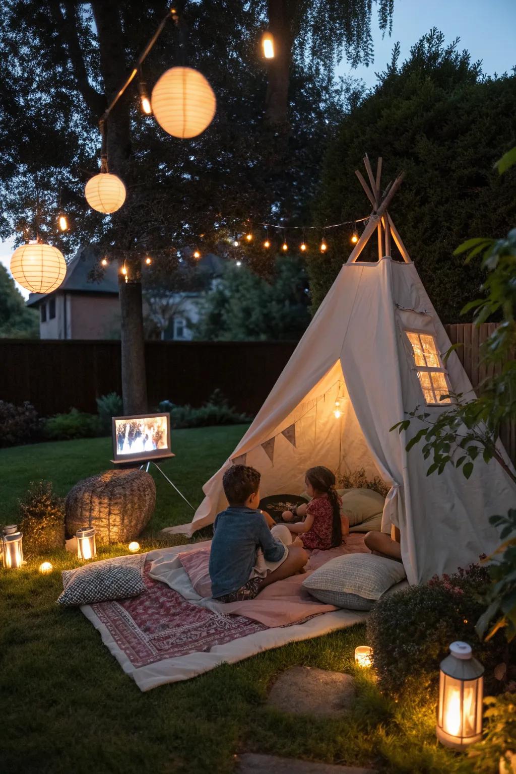 18+ Outdoor Projector Screen Ideas: Transform Your Backyard Movie Nights