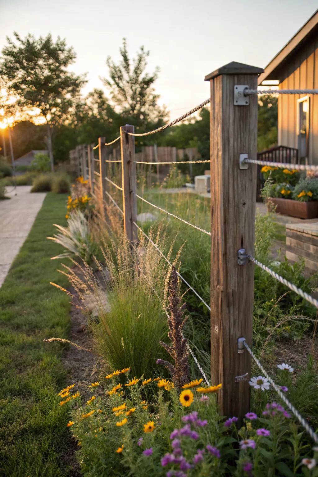 15+ Cable Fence Ideas: Create a Modern Look for Your Outdoor Space