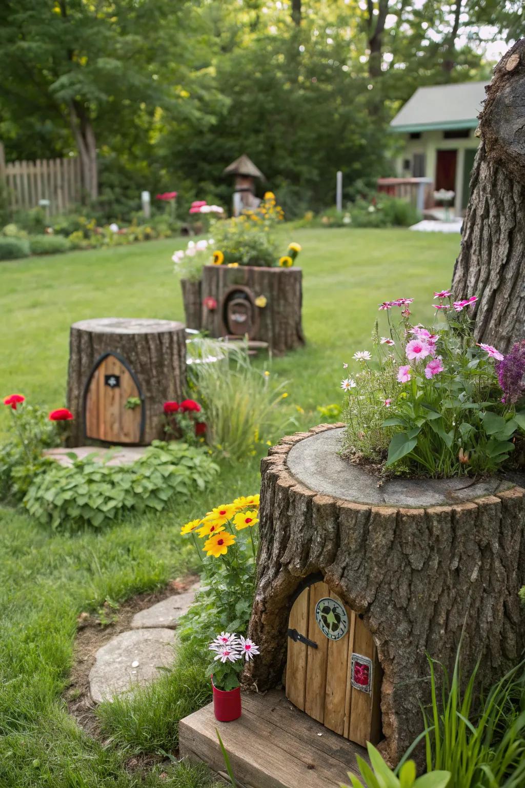 Tree Stump Landscaping Ideas: Transform Your Yard with Unique Features