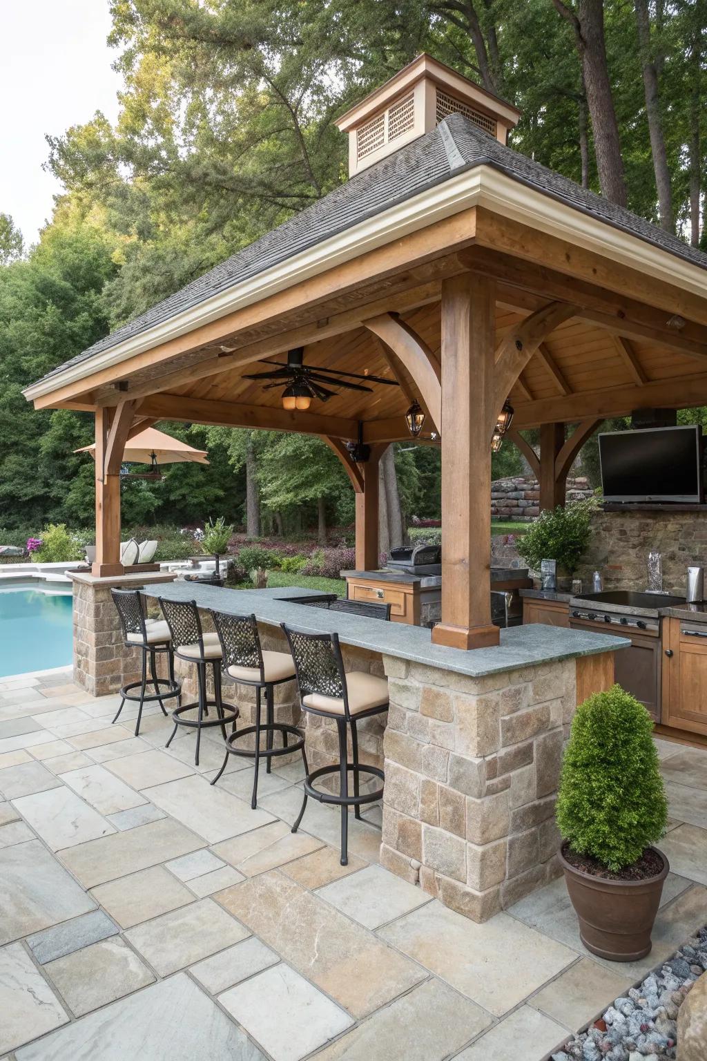8+ Pool With Bar Ideas: Entertain Friends All Summer Long