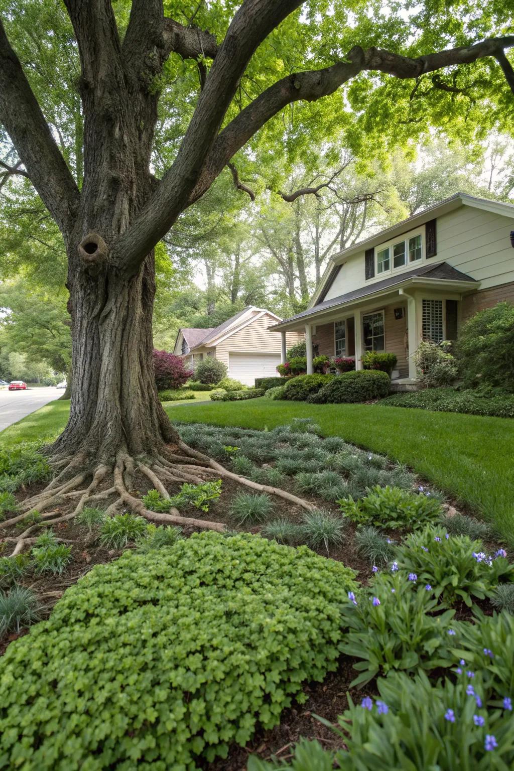 Front Yard Landscaping Ideas: Fresh Solutions for Tree Root Challenges