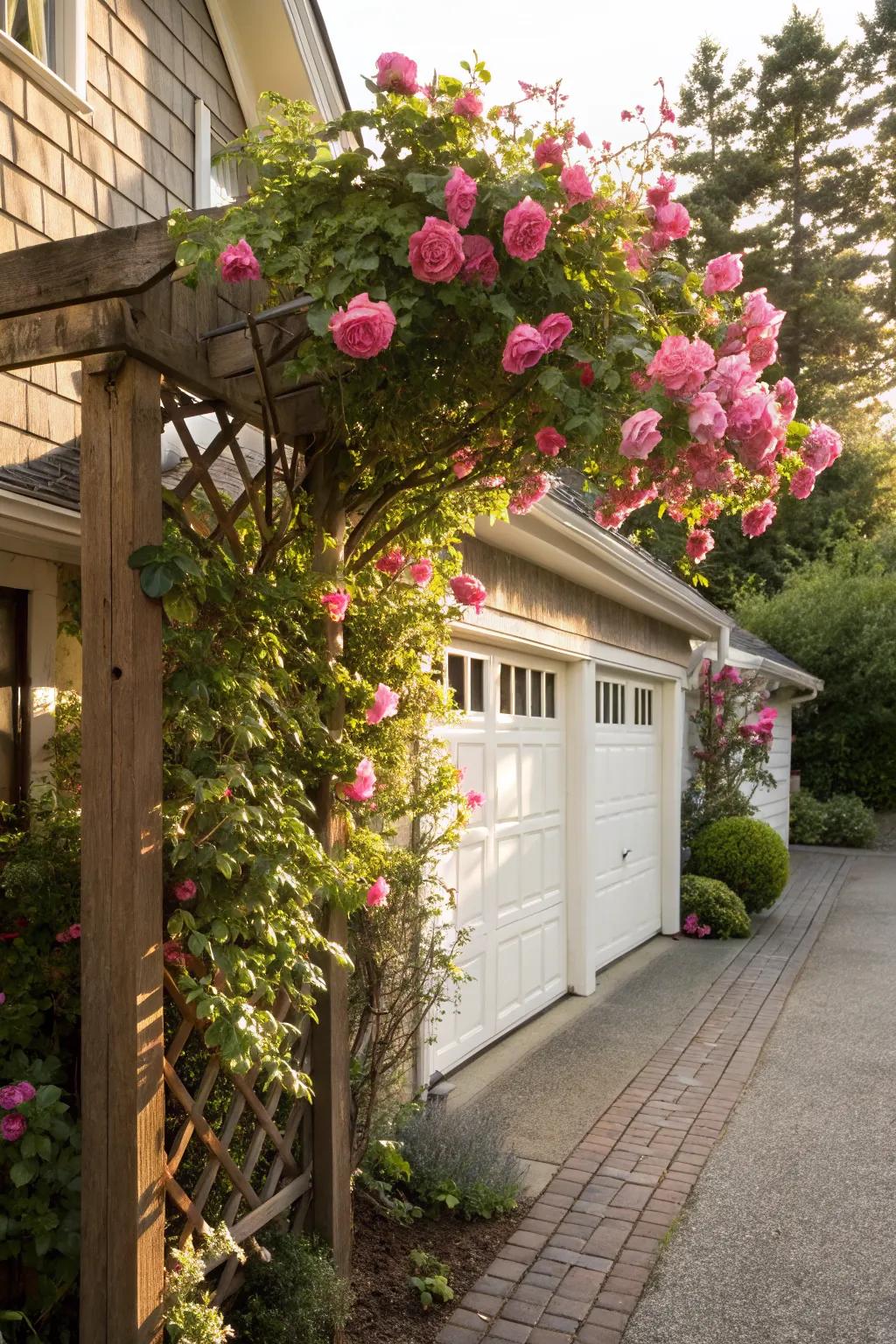 Trellis Over Garage Door Ideas: Fresh Looks for Your Home’s Curb Appeal
