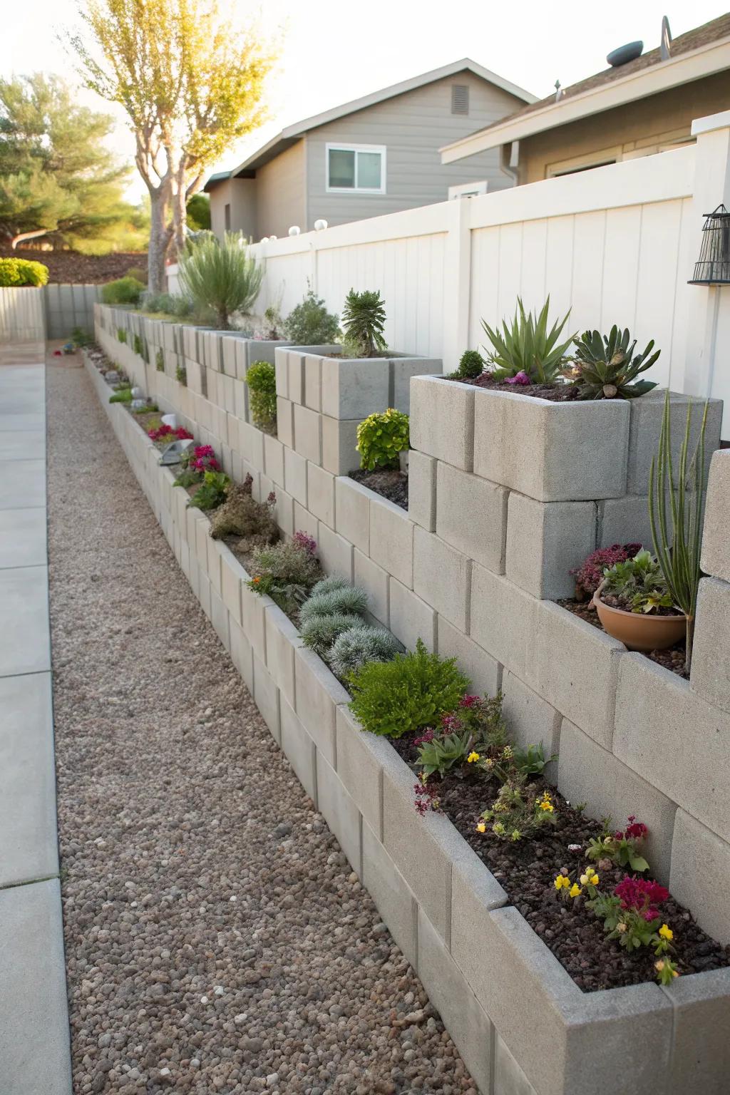 Backyard Cinder Block Wall Ideas: Refresh Your Outdoor Space