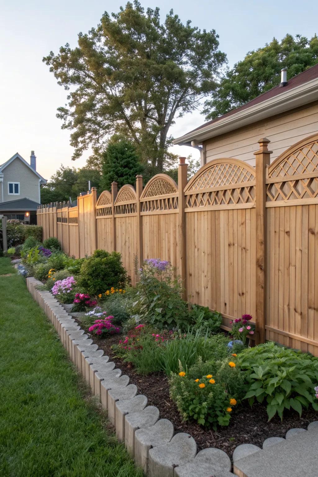 15+ Decorative Wood Fence Ideas to Inspire Your Outdoor Space