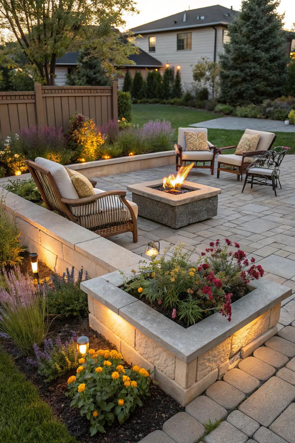 Square Fire Pit Patio Ideas: Transform Your Outdoor Space Easily