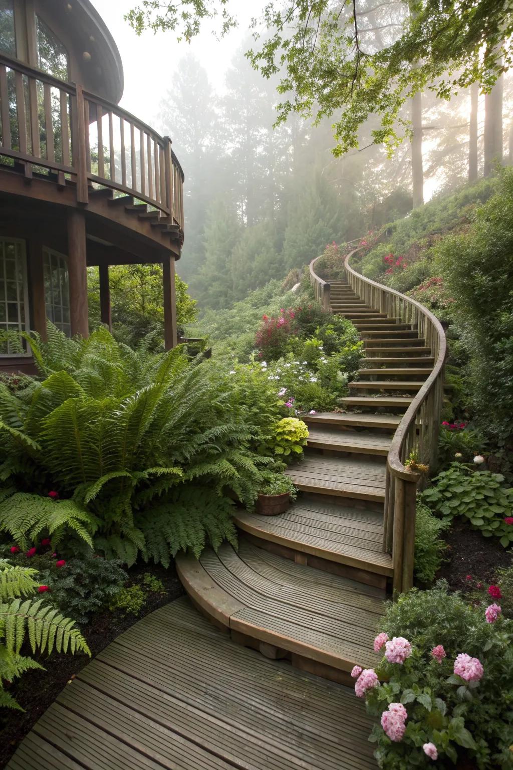 15+ Deck Ideas with Stairs: See New Ways to Elevate Your Outdoor Space
