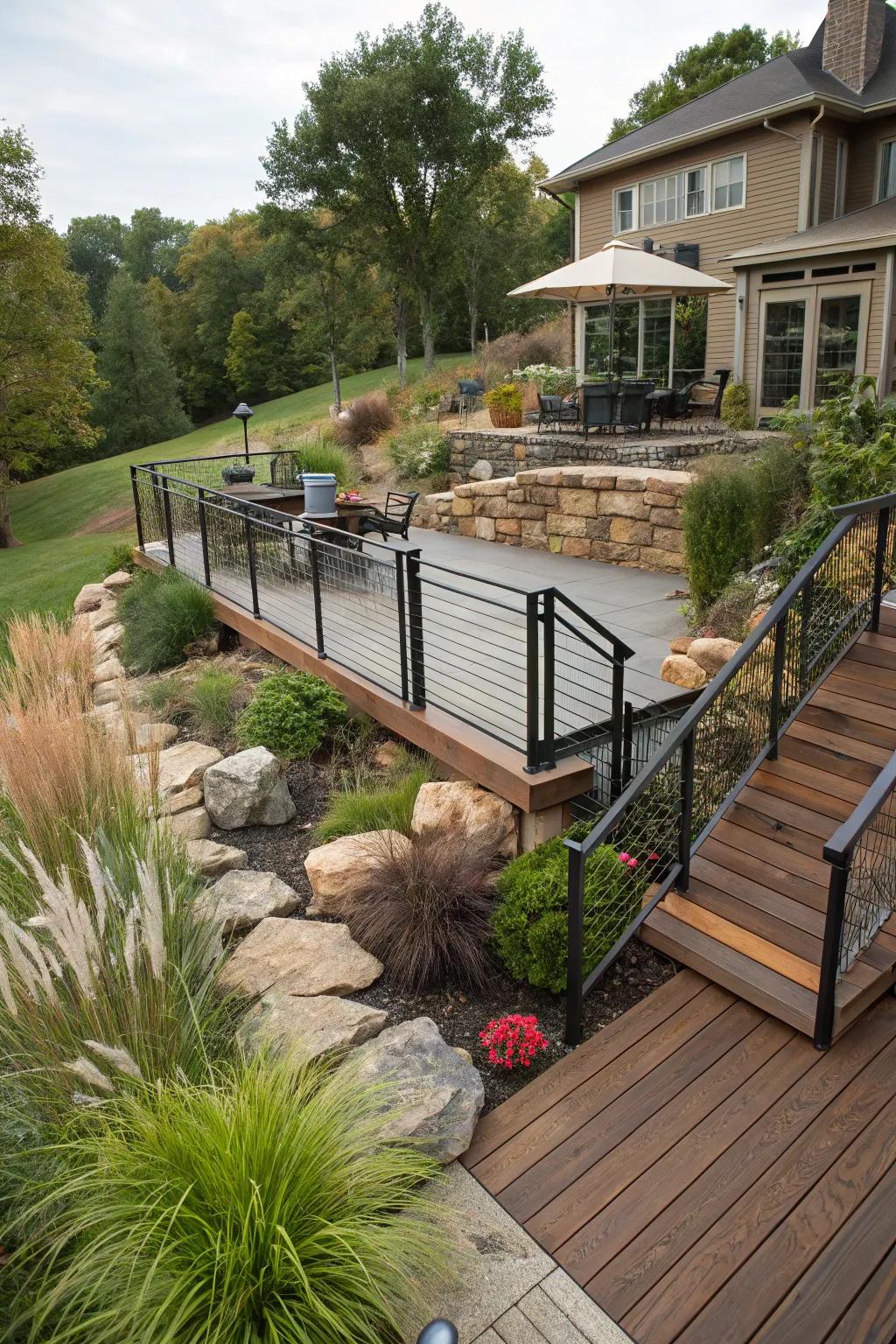 12+ Hillside Sloped Backyard Deck Ideas: Transform Your Outdoor Space