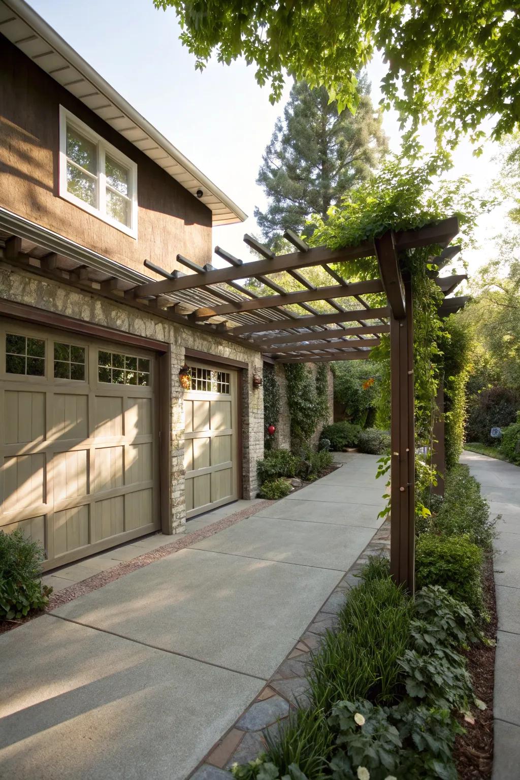 Trellis Over Garage Door Ideas: Fresh Looks for Your Home’s Curb Appeal