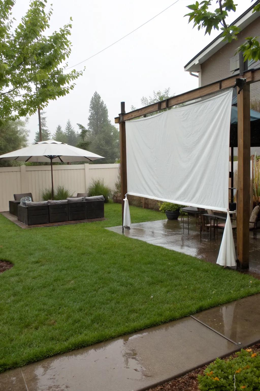 18+ Outdoor Projector Screen Ideas: Transform Your Backyard Movie Nights