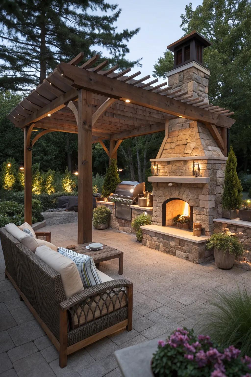 13+ BBQ Pergola Ideas for Outdoor Evenings You'll Love