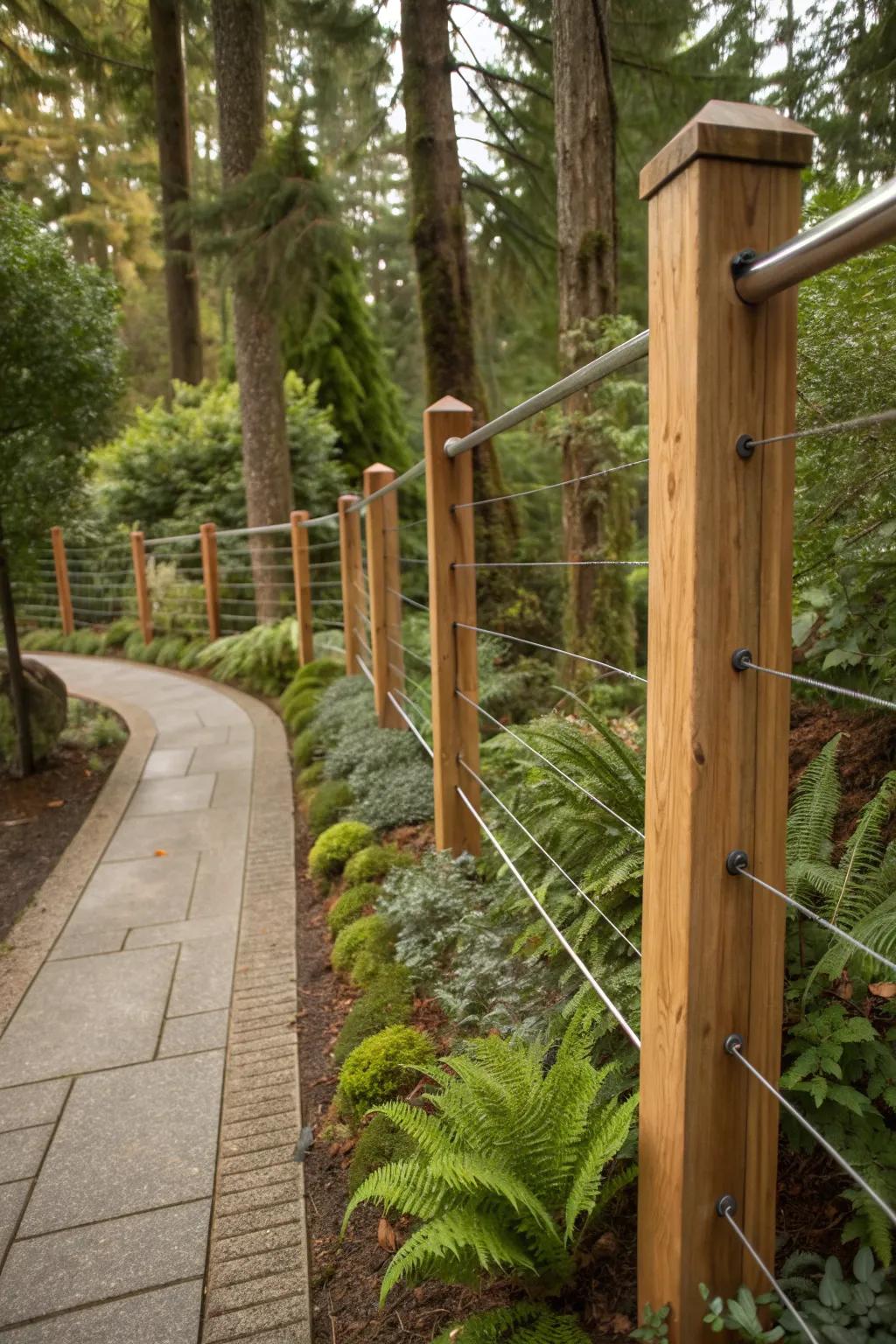 15+ Cable Fence Ideas: Create a Modern Look for Your Outdoor Space