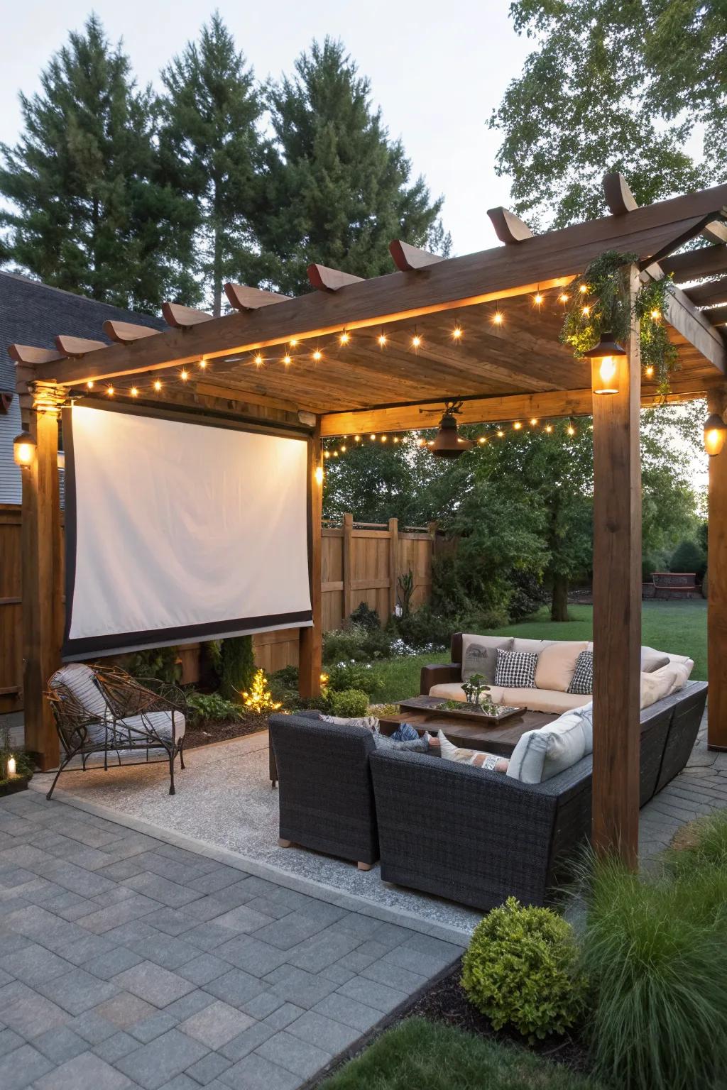 18+ Outdoor Projector Screen Ideas: Transform Your Backyard Movie Nights