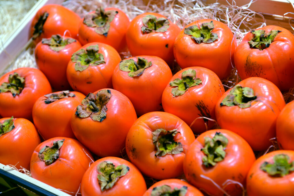 Kaki Saison - Wann ist die Frucht ausgereift?