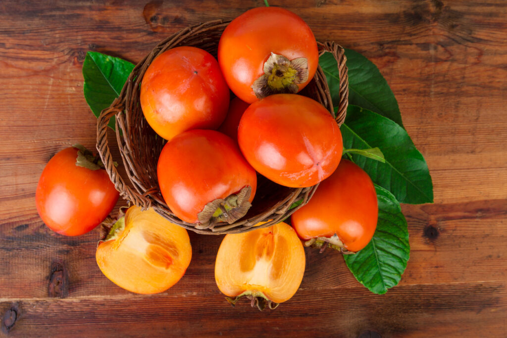 Kaki Saison - Wann ist die Frucht ausgereift?