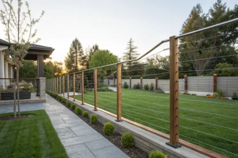 15+ Cable Fence Ideas: Create a Modern Look for Your Outdoor Space