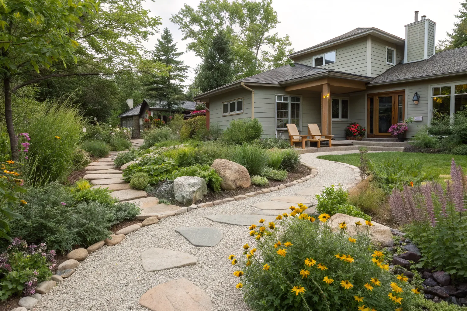 17+ Grass Free Front Yard Ideas: Create a Unique Look With Less Maintenance
