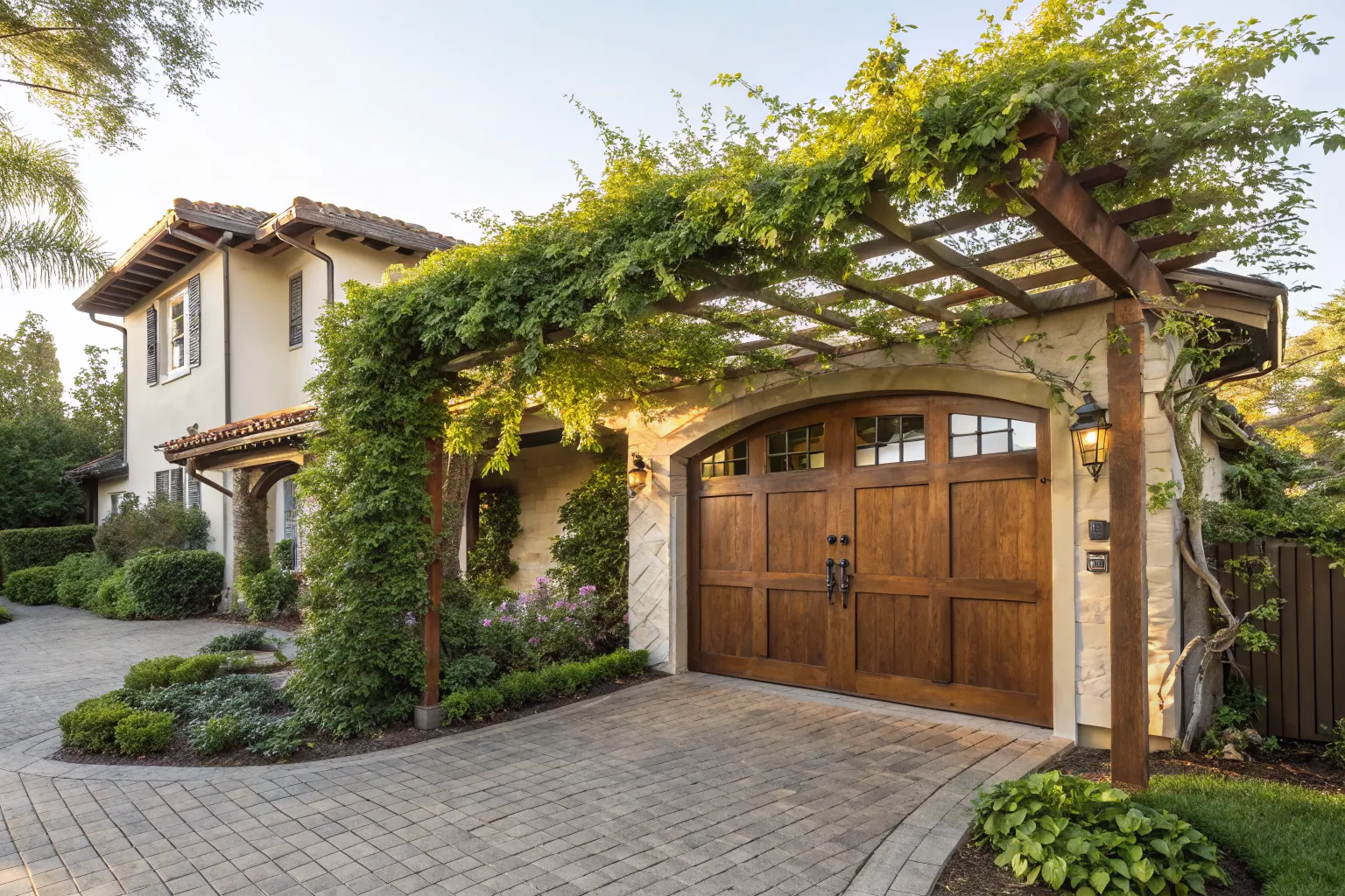 Trellis Over Garage Door Ideas: Fresh Looks for Your Home’s Curb Appeal