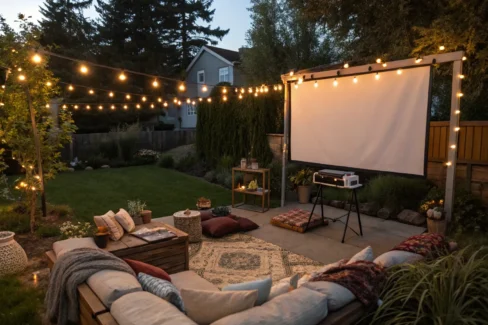Outdoor Projector Setup Ideas: Create Your Own Backyard Movie Space