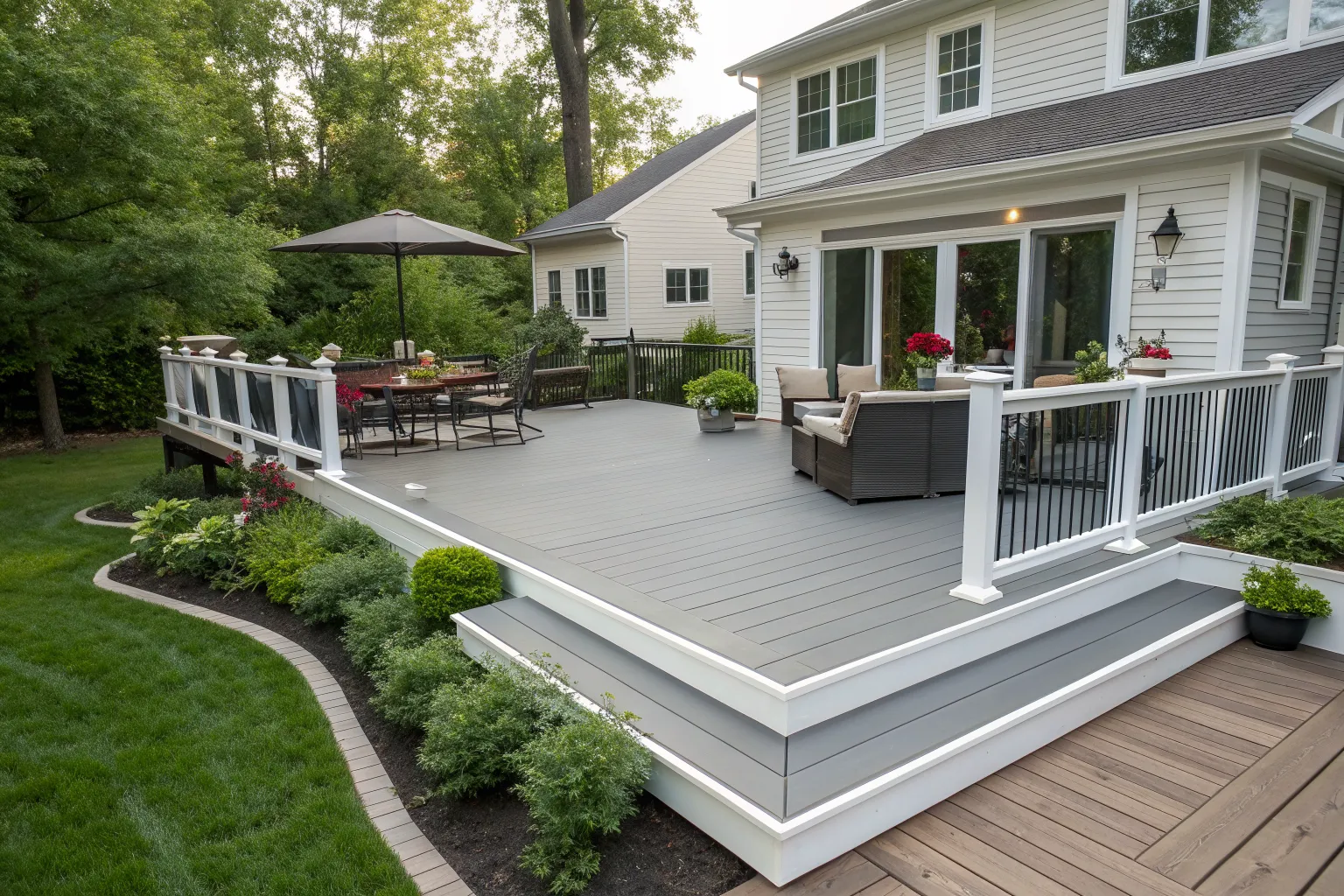 Two Tone Deck Painting Ideas: Fresh Looks for Your Outdoor Space